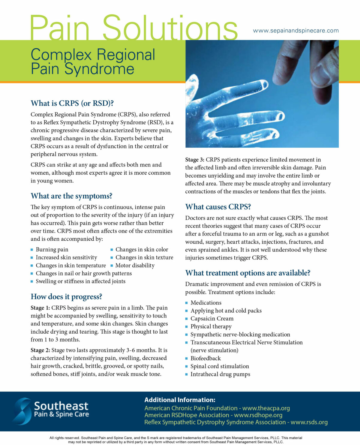 Patients - Southeast Pain & Spine Care - Pain Management
